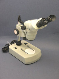 National Microscope, 10x-40x Stereo Zoom (220V) with Lights – US Geo Supply