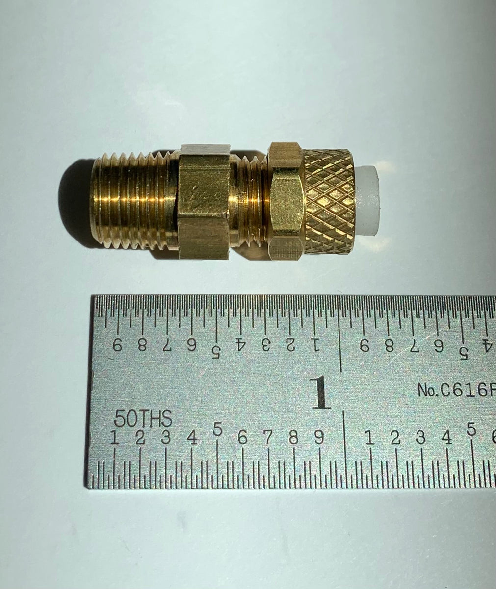 Poly-Flo Male Straight 1/4" Tubex 1/8" MPT – US Geo Supply